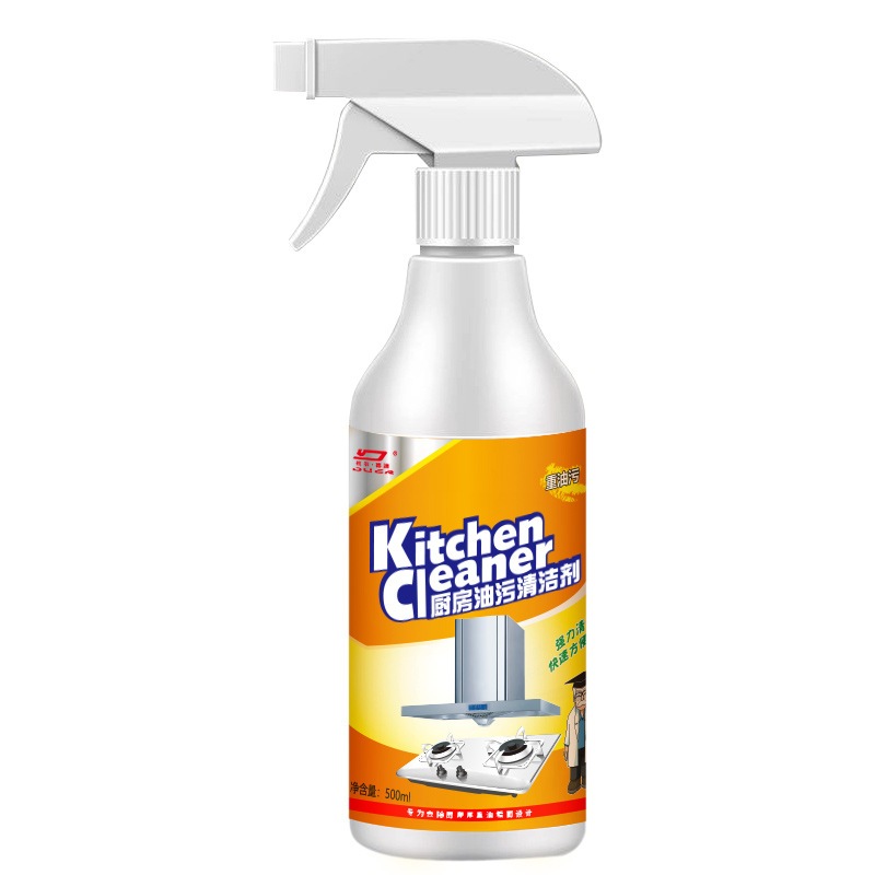 Kitchen Oil Cleaner Kitchen Cleaner Spray Grease Stain Remover Oven ...