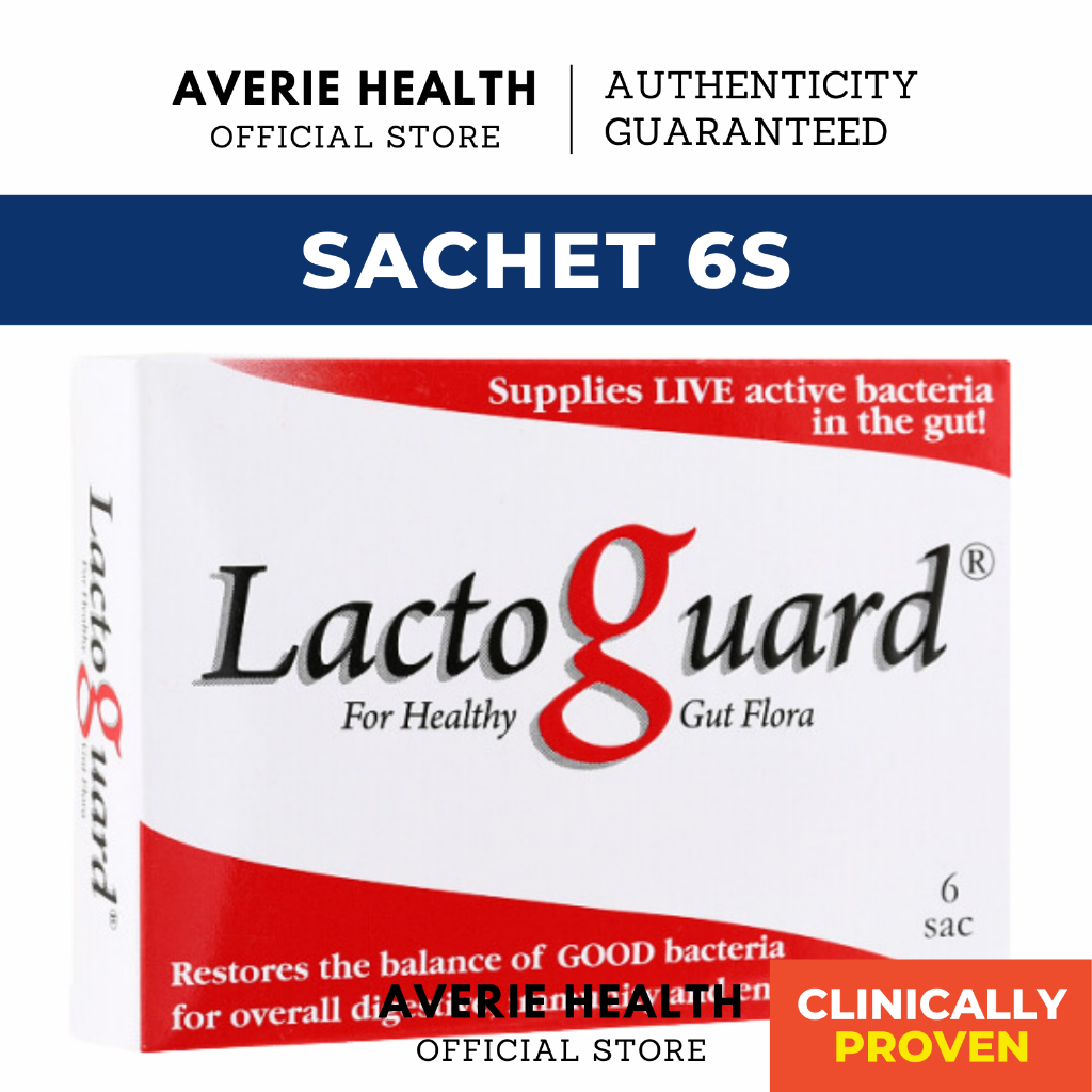 Lactoguard Probiotics Sachets 6s | For Healthy Gut Flora | Shopee Singapore