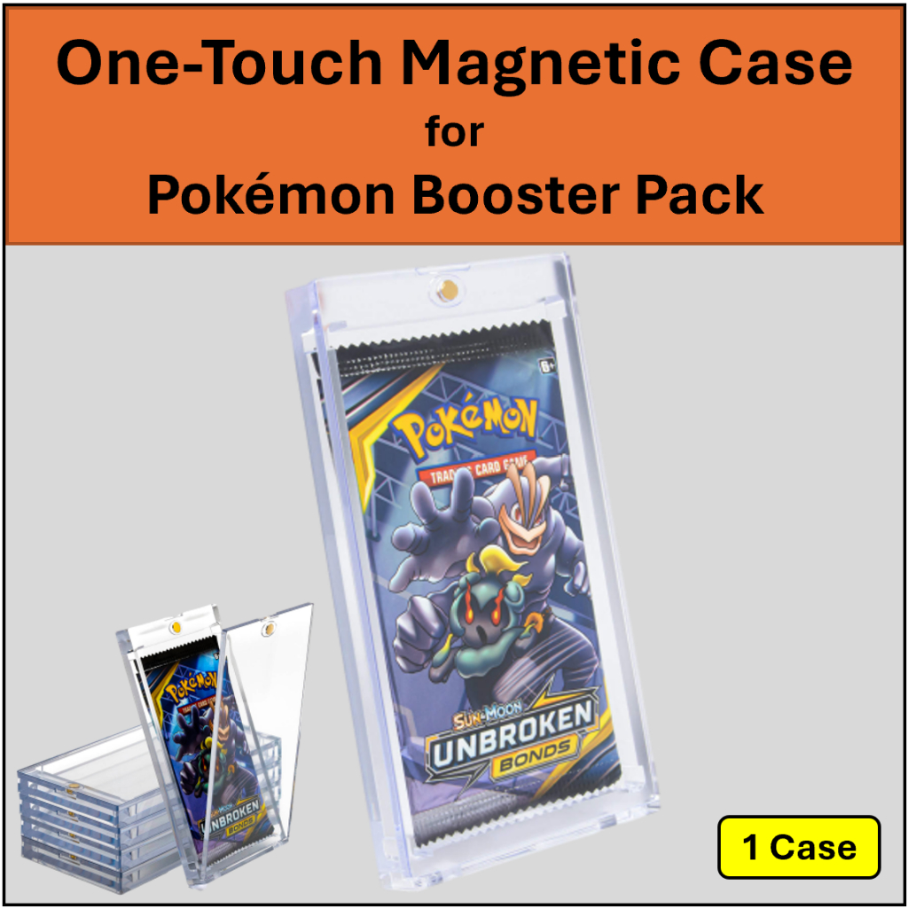 Magnetic Acrylic Display Case for Pokemon Products | ETB | Booster Box ...