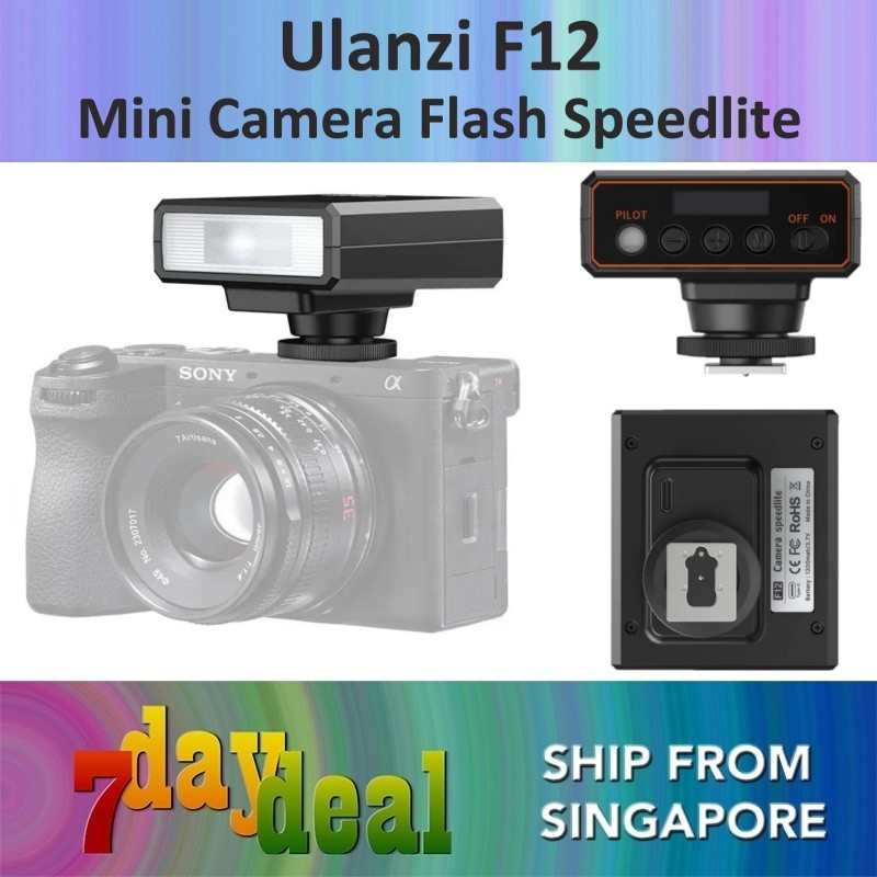 Ulanzi F12 Mini Camera Flash Speedlite (L044GBB1) | Shopee Singapore