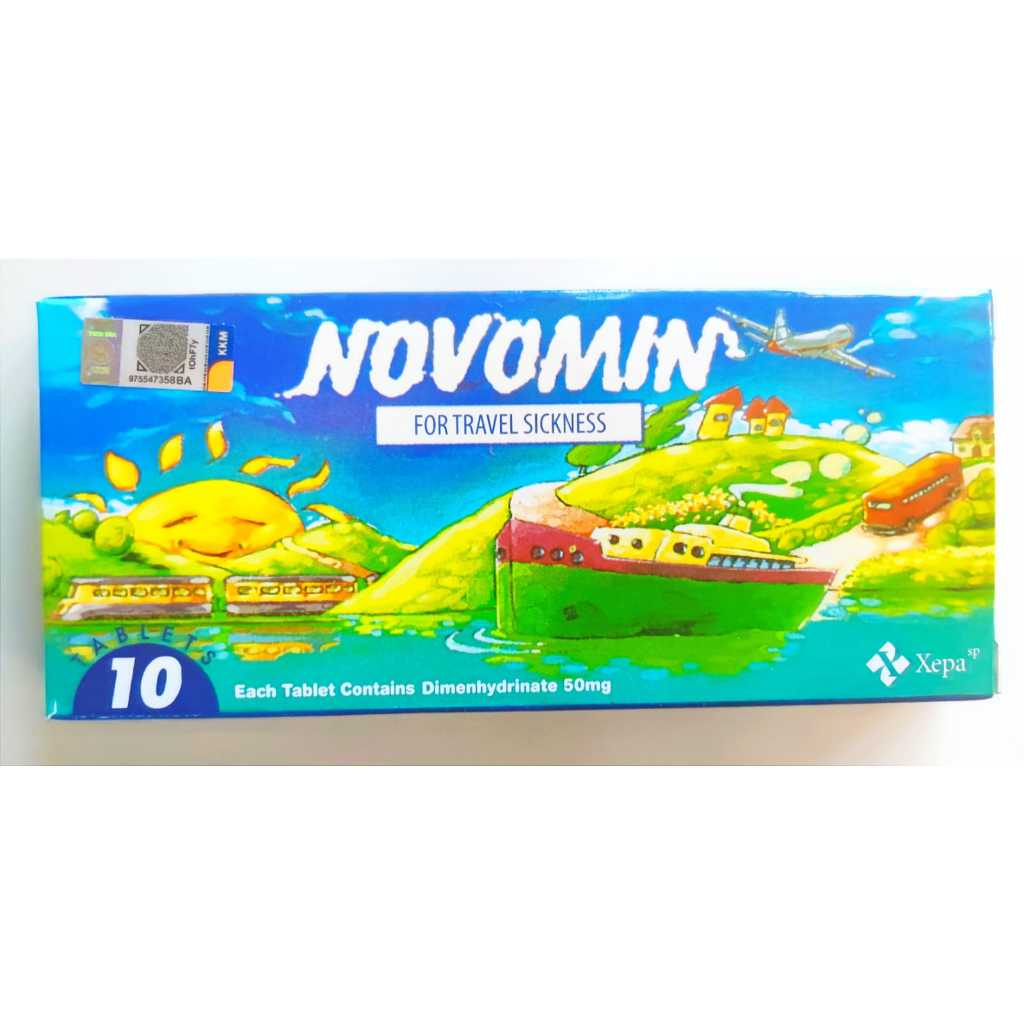 Novamin for travel sickness and motion sickness (Expiration: August ...