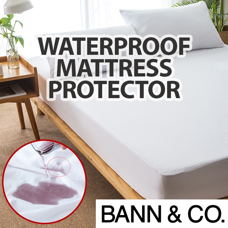 【CLEARANCE SALE】Waterproof Mattress Protector/Fitted Bedsheet Cover ...