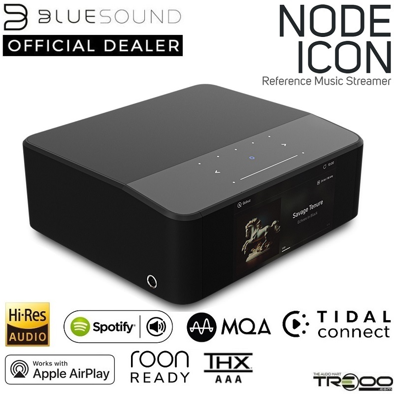 Bluesound NODE ICON MQA Multi-Room Wireless Bluetooth/WiFi Network ...