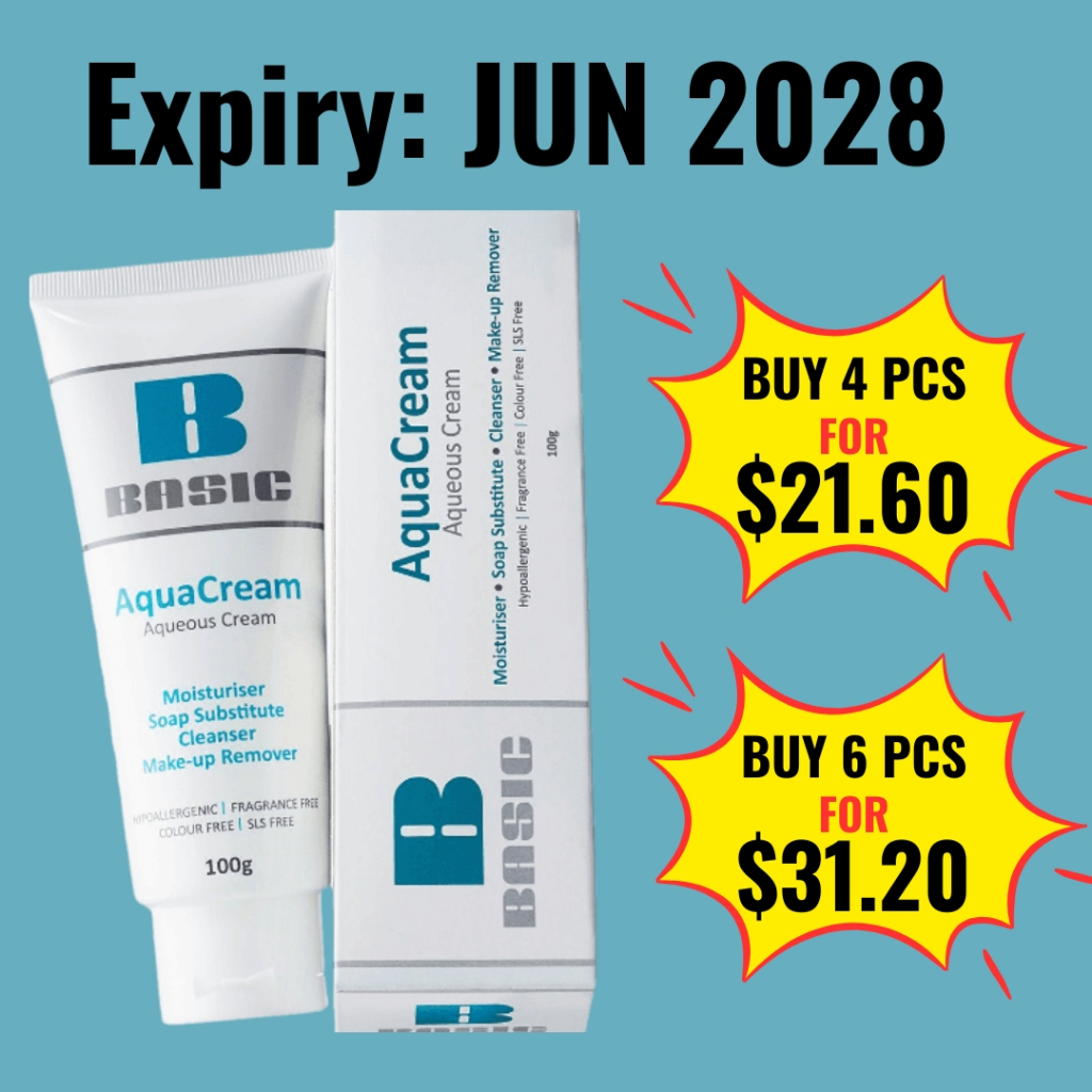 ICM (Aqueous Cream) Basic Aqua Cream 100ml Moisturiser Soap Substitute ...