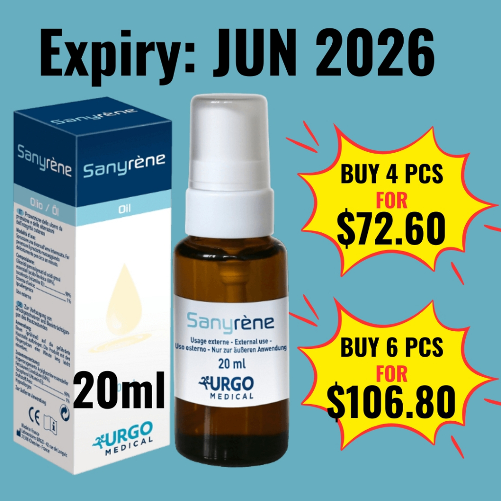 Sanyrene Oil 20ml Urgo Therapeutic Oil Pressure Injury Prevention ...
