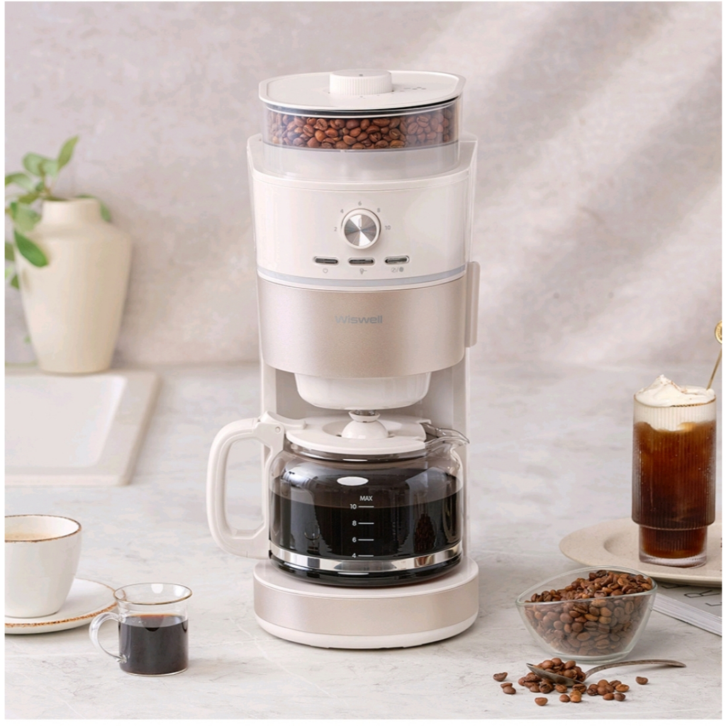 Wiswell Grind and Drip Coffee Machine | Shopee Singapore