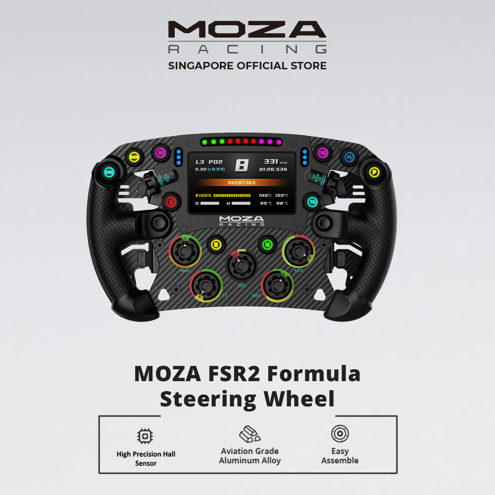 MOZA Racing FSR2 Formula Steering Wheel | Shopee Singapore