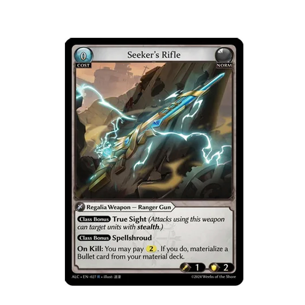 Grand Archive - Seeker's Rifle Card (Alchemist Revolution) | Shopee ...