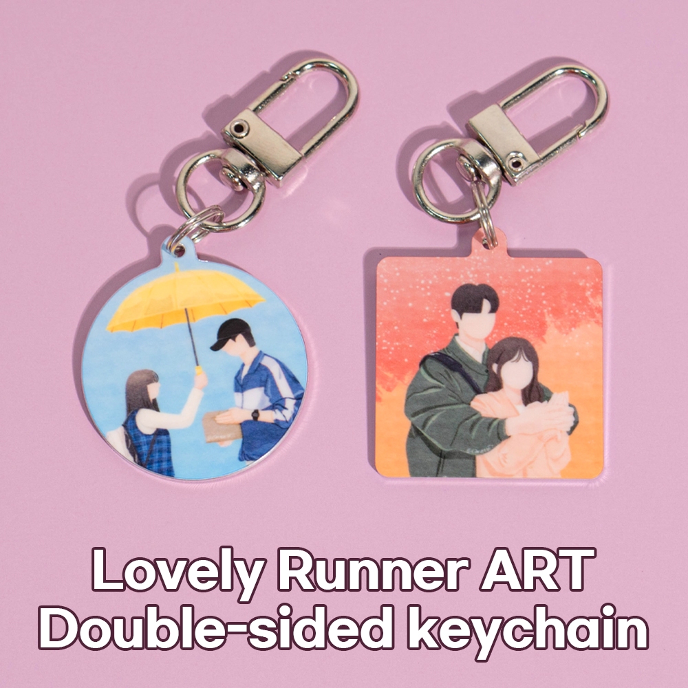 K-drama Lovely Runner Double-sided metal keychain by kimmumii | Shopee ...