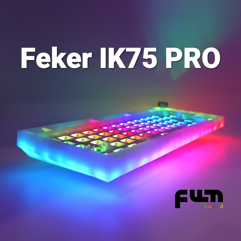 Feker IK75 PRO 75% Mechanical Keyboard Kit PC Mount Silicone Filler ...