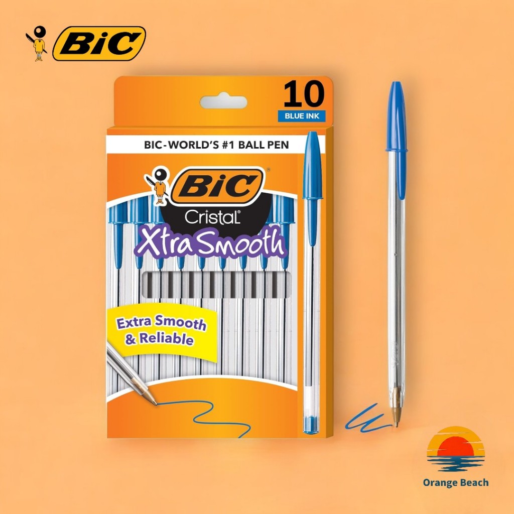 BIC Cristal Premium / Extra Smooth Writing / 10-Pen Pack | Shopee Singapore