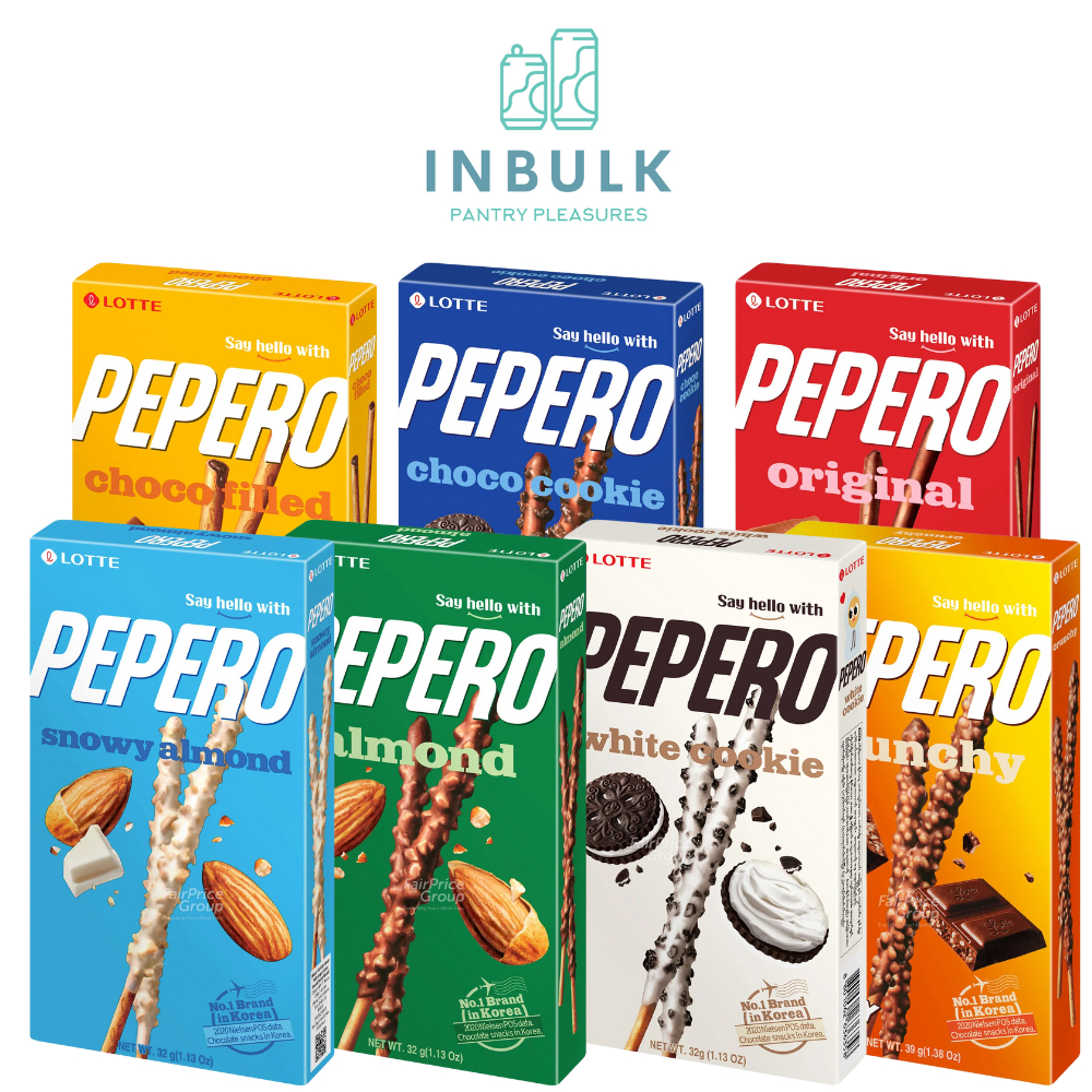 Lotte Pepero Assorted Flavours Biscuit Sticks (31g) | Shopee Singapore