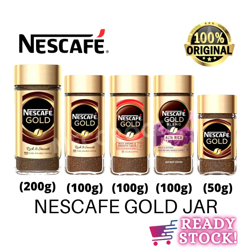 NESCAFE GOLD JAR DECAF / CLASSIC / ORIGINAL / ALTA RICA / COLOMBIA ...