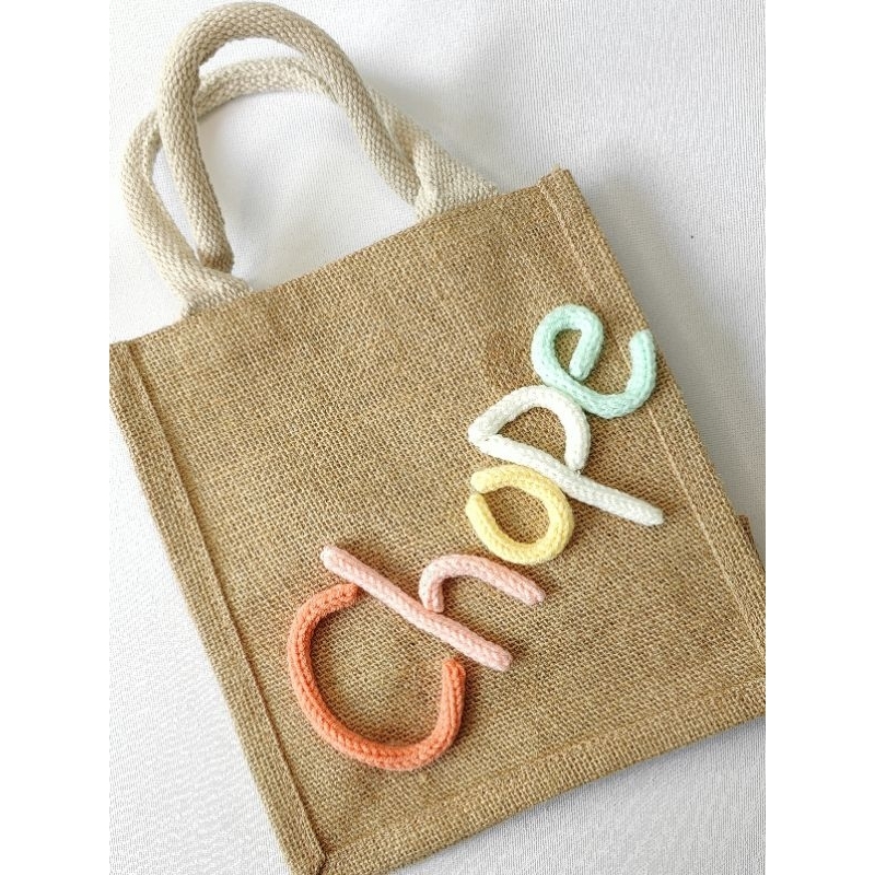 [SG]"Chope" Knitted rope Muji A6 Jute Bag•Lunch bag •SG•Lunch Culture ...