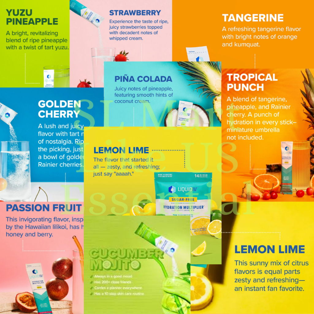 ☘️ Liquid IV I.V. LOOSE Sticks Hydration Multiplier PLUS Immune Support ...