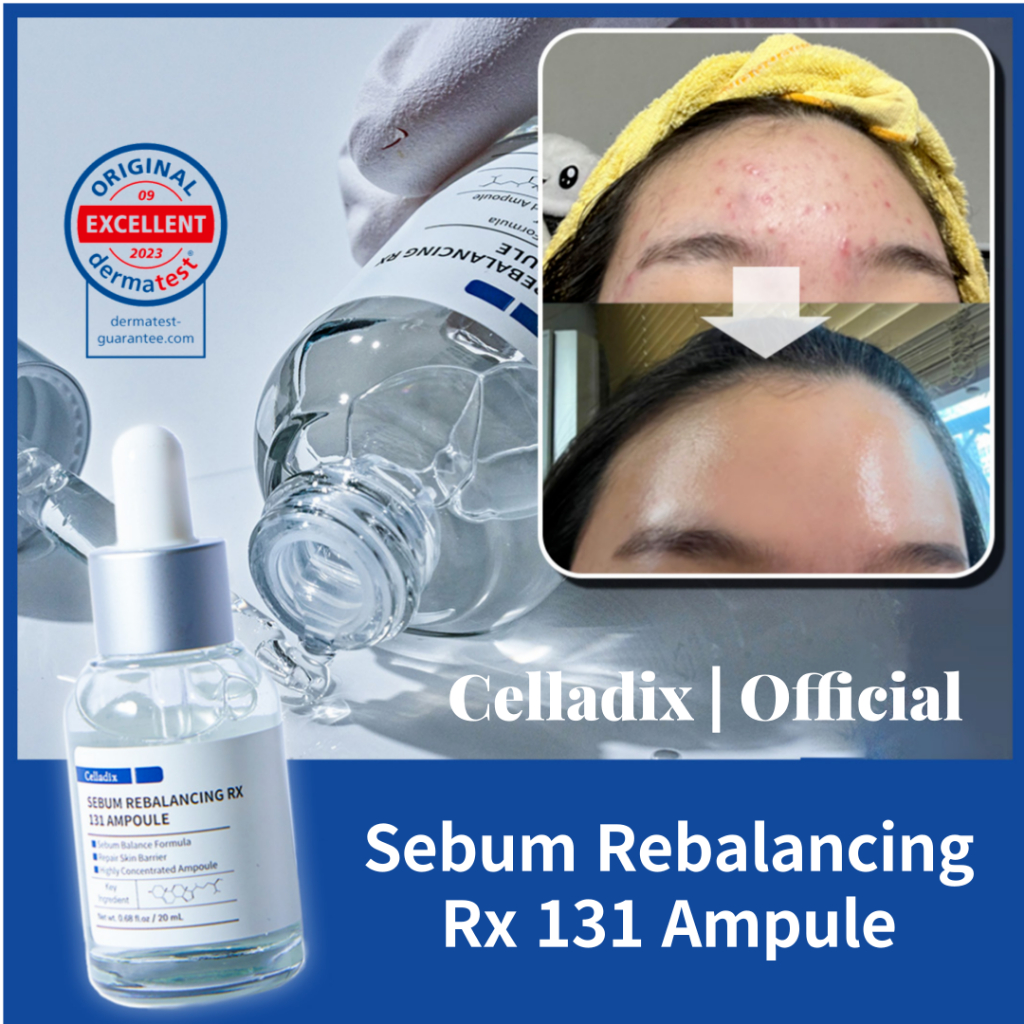 [Celladix Official] Sebum Rebalancing Rx 131 Ampoule | Acne Ampoule ...