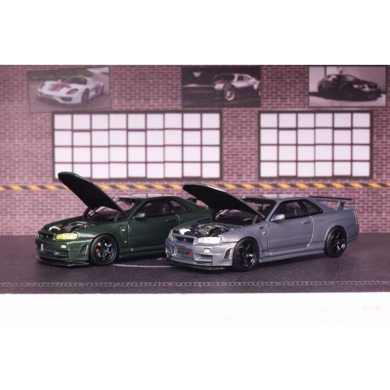 MOTORHELIX 1/64 Nissan Skyline GT-R NISMO R34 CRS VER | Shopee Singapore