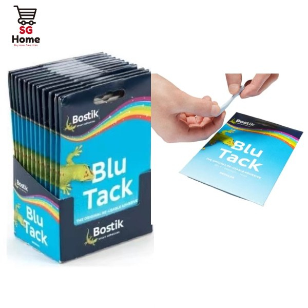 Bostik blue tack Blu-Tack Bluhacks blue tape glue dots removable glue ...