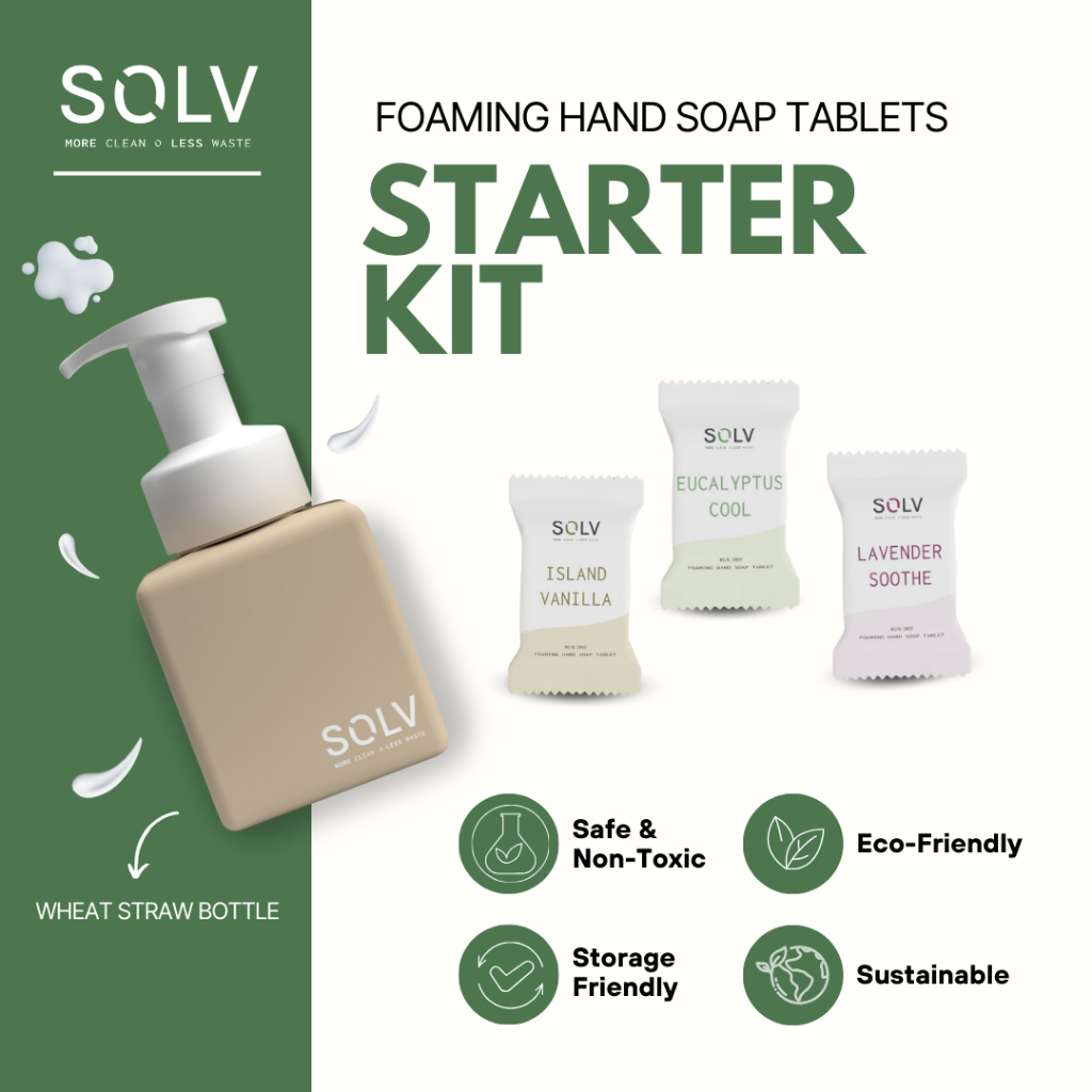 Solv Foaming Hand Soap Tablet Refill Kit | Shopee Singapore