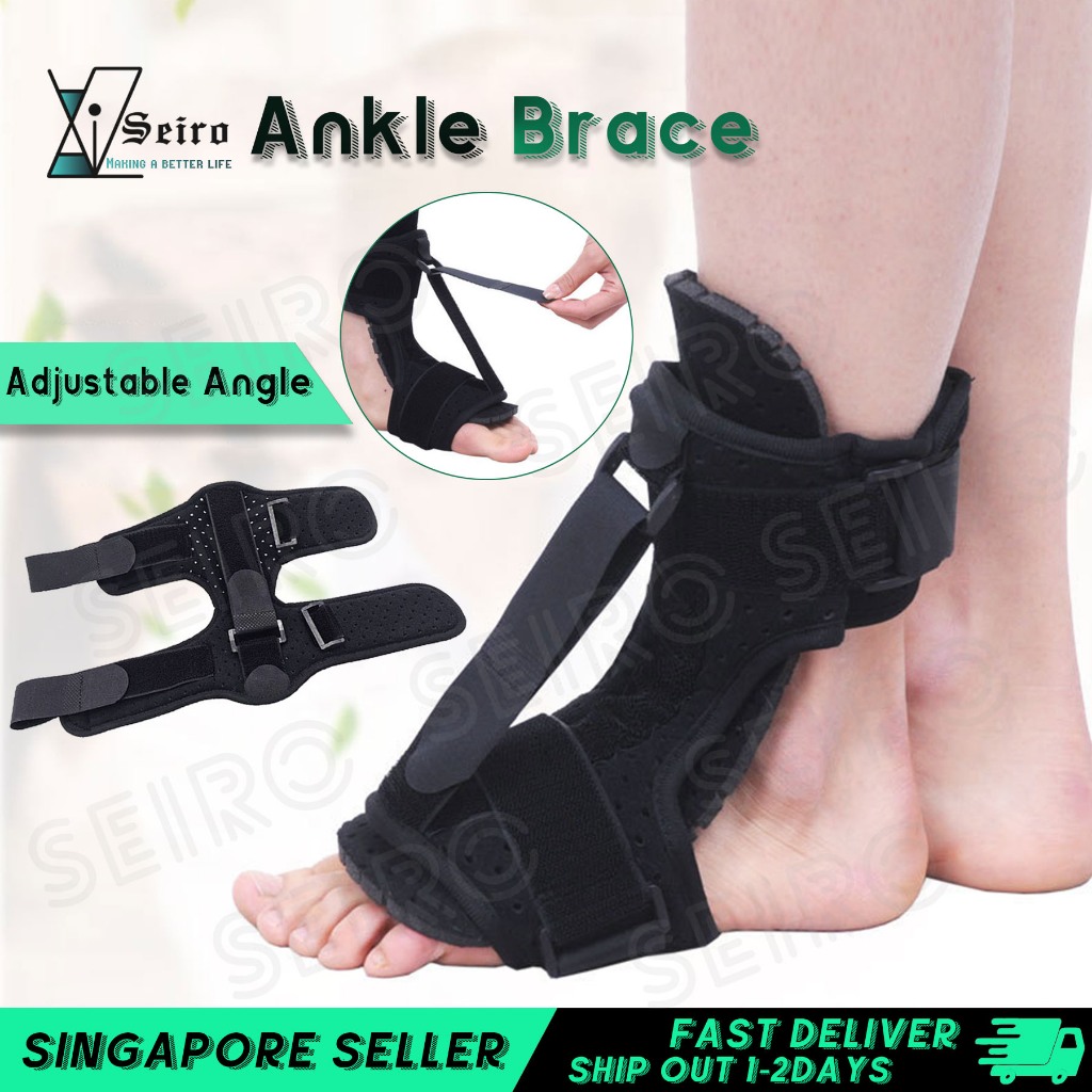 【SG】Adjustable Ankle Brace Night Splint for Plantar Fasciitis Drop ...