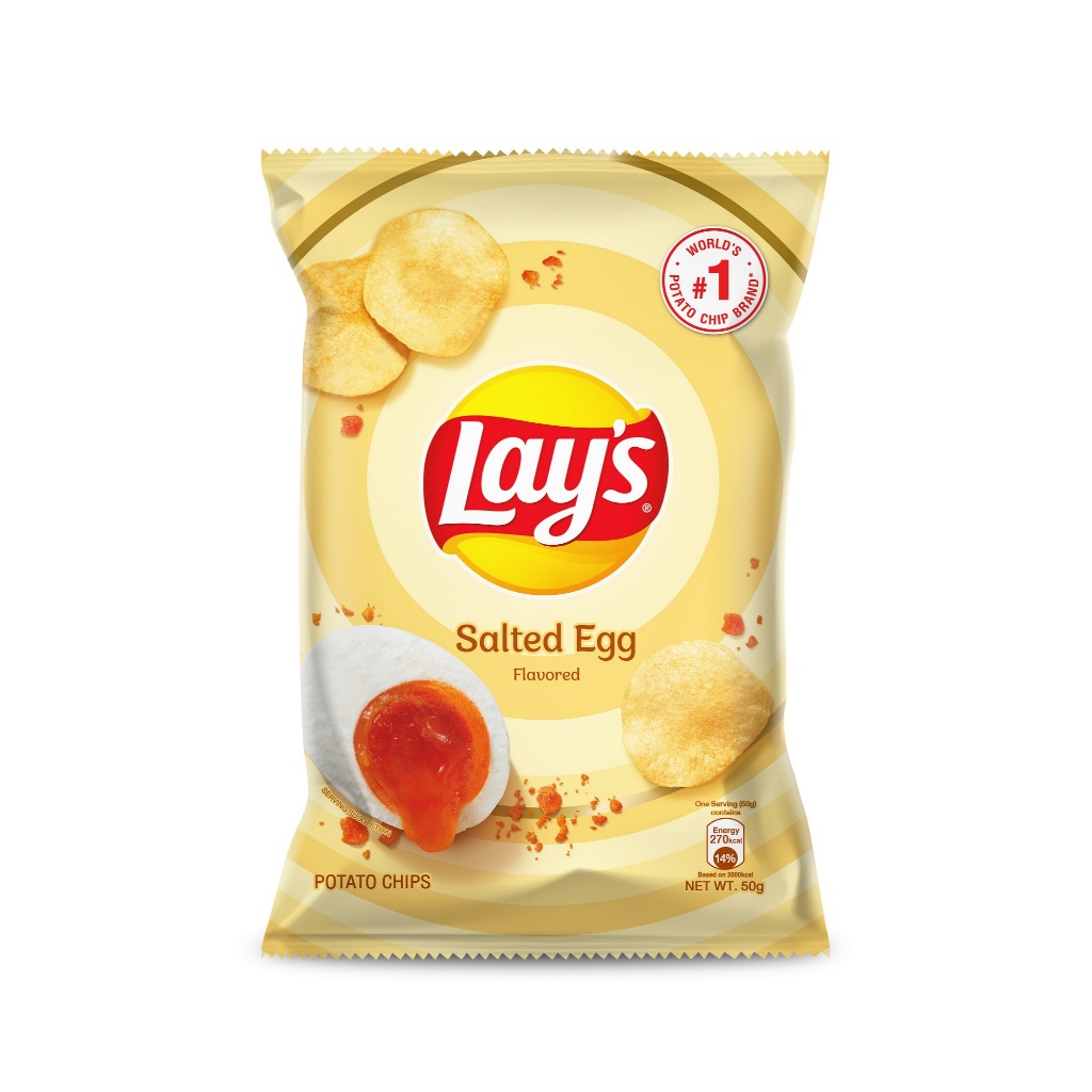 Lay's Salted Egg Potato Chips 50g - Packaging May Vary | Shopee Singapore