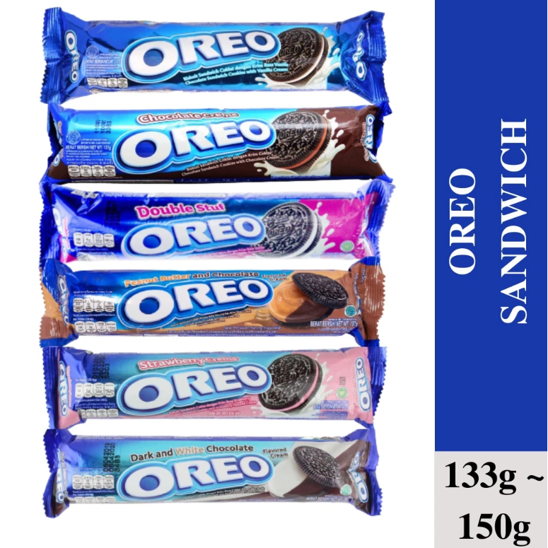 OREO ROLLS ORIGINAL CHOCOLATE SANDWICH SNACKS TIDBITS CRACKERS WITH ...