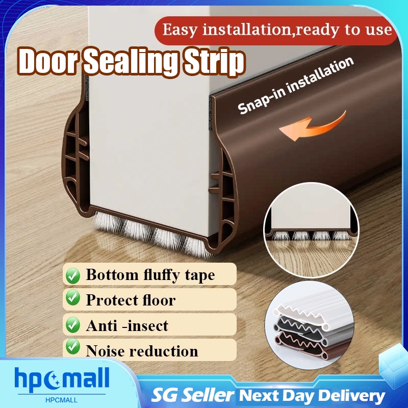 【SG Ready Stock】Door Bottom Gap Seal Strip Blocks out Insects Dust and ...
