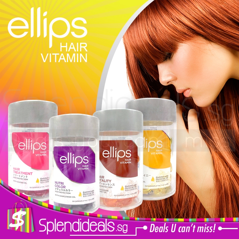 [ ELLIPS ] ELLIPS HAIR VITAMIN OIL CAPSULE TREATMENT 50S - NUTRI COLOUR ...