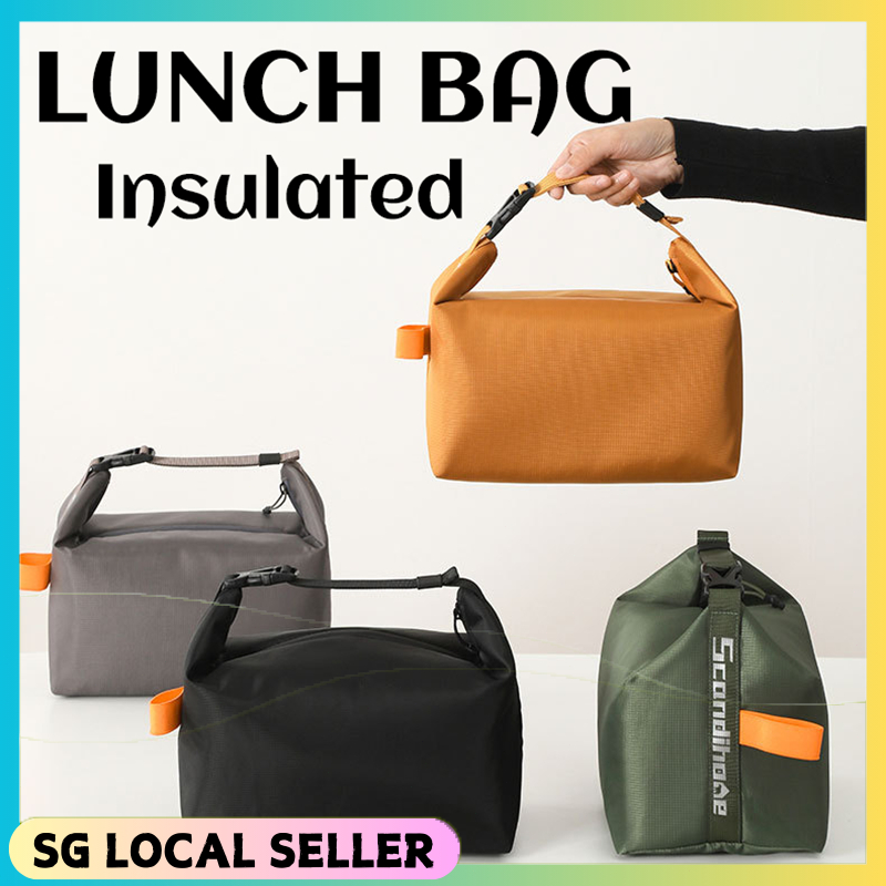 SG Insulated Lunch Bag Portable Thermal Bag Waterproof Lunch Container ...
