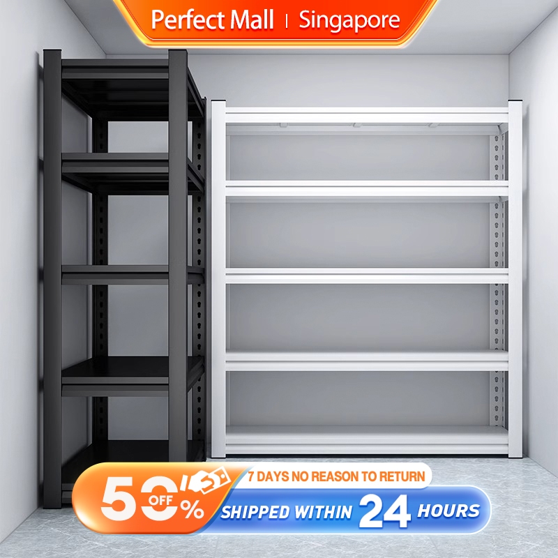 Heavy Duty Metal Boltless Rack Kitchen Shelf Movable Multi-layer Home ...