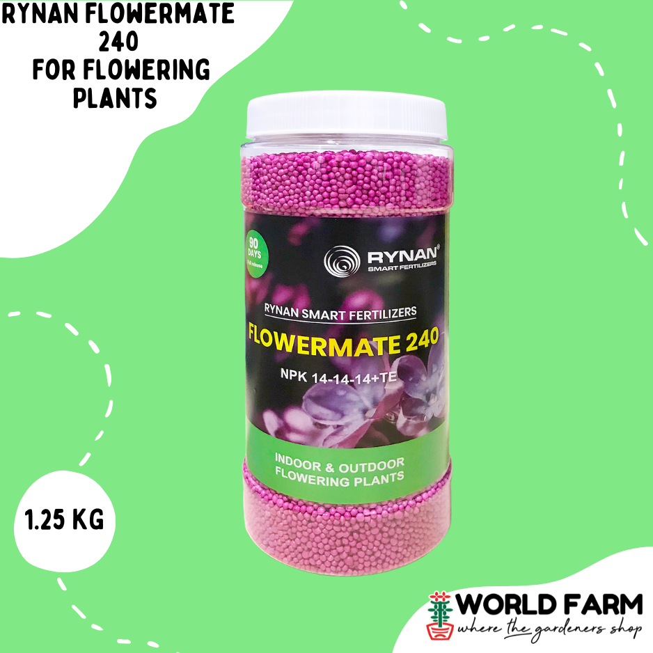 RYNAN Flowermate 240 (Controlled Release Fertiliser / Fertilizer), NPK ...