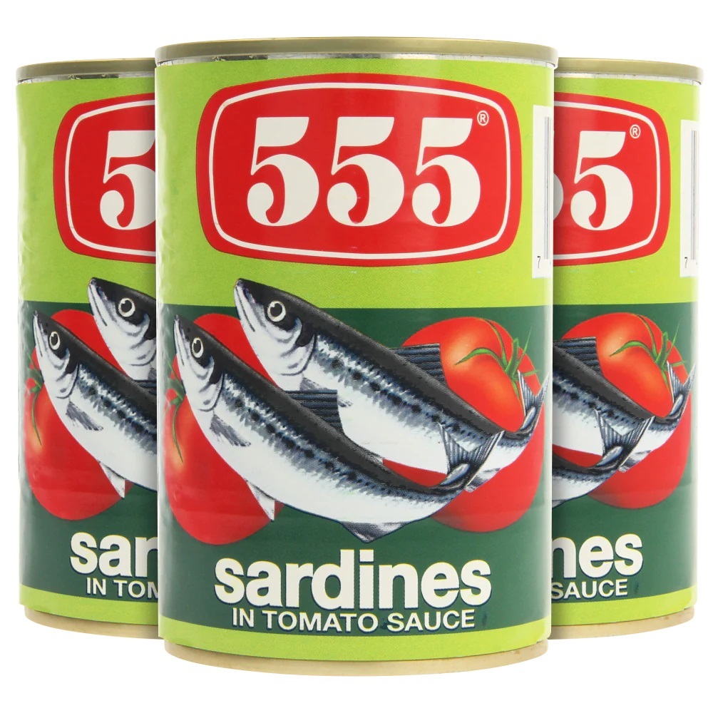 555 Sardines in Tomato Sauce, 425g x 3 | Shopee Singapore