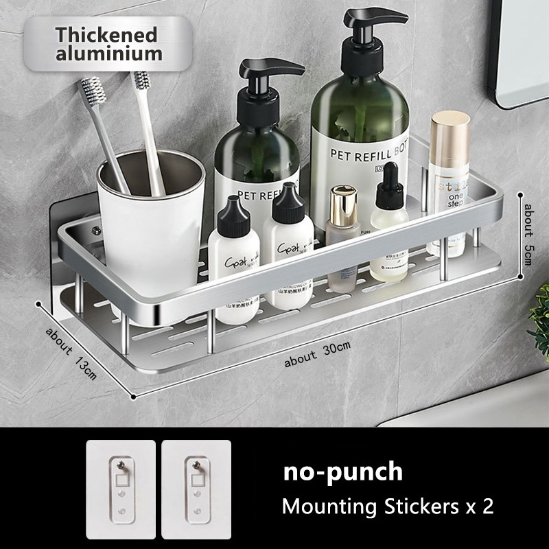 [🇸🇬SG Stock]NO Punching Bathroom shelf/Kitchen Shelf/Toilet racks ...