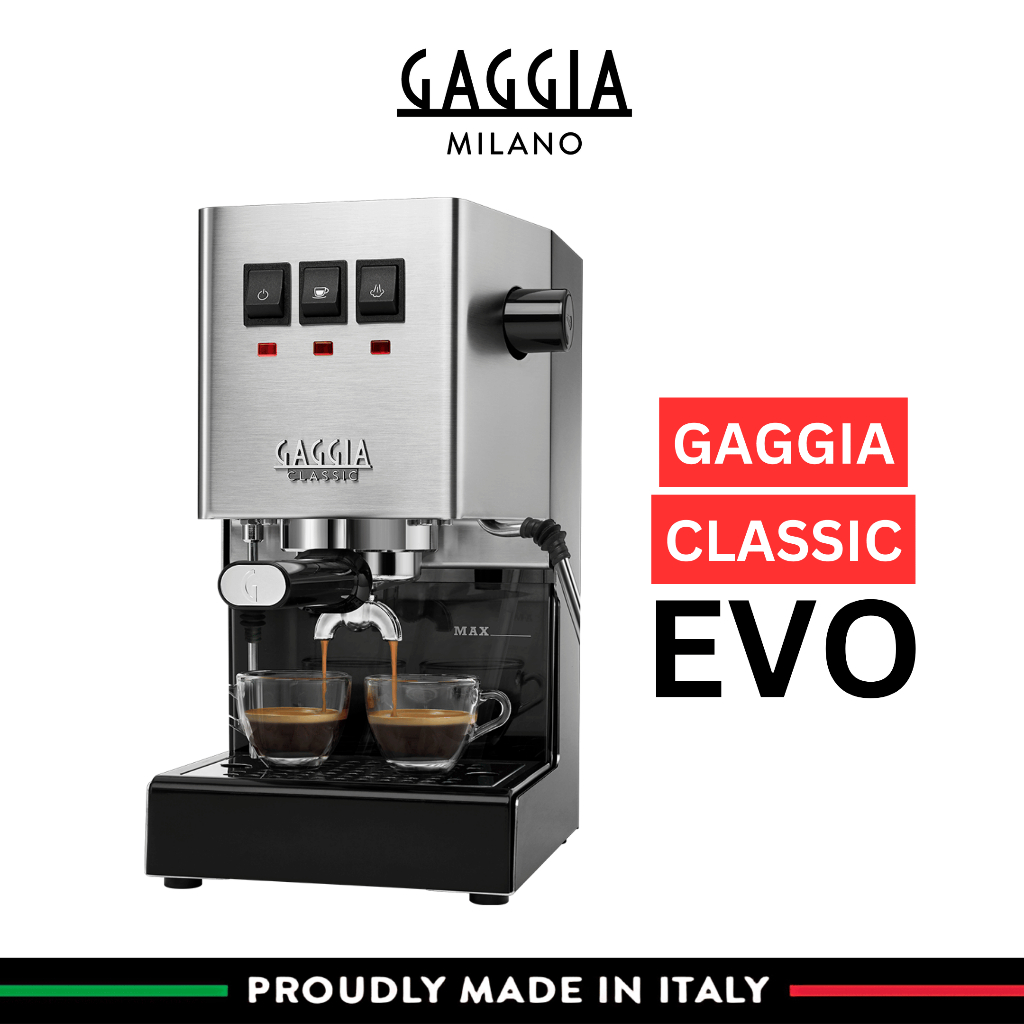 NEW Gaggia Classic EVO Espresso Machine | Shopee Singapore
