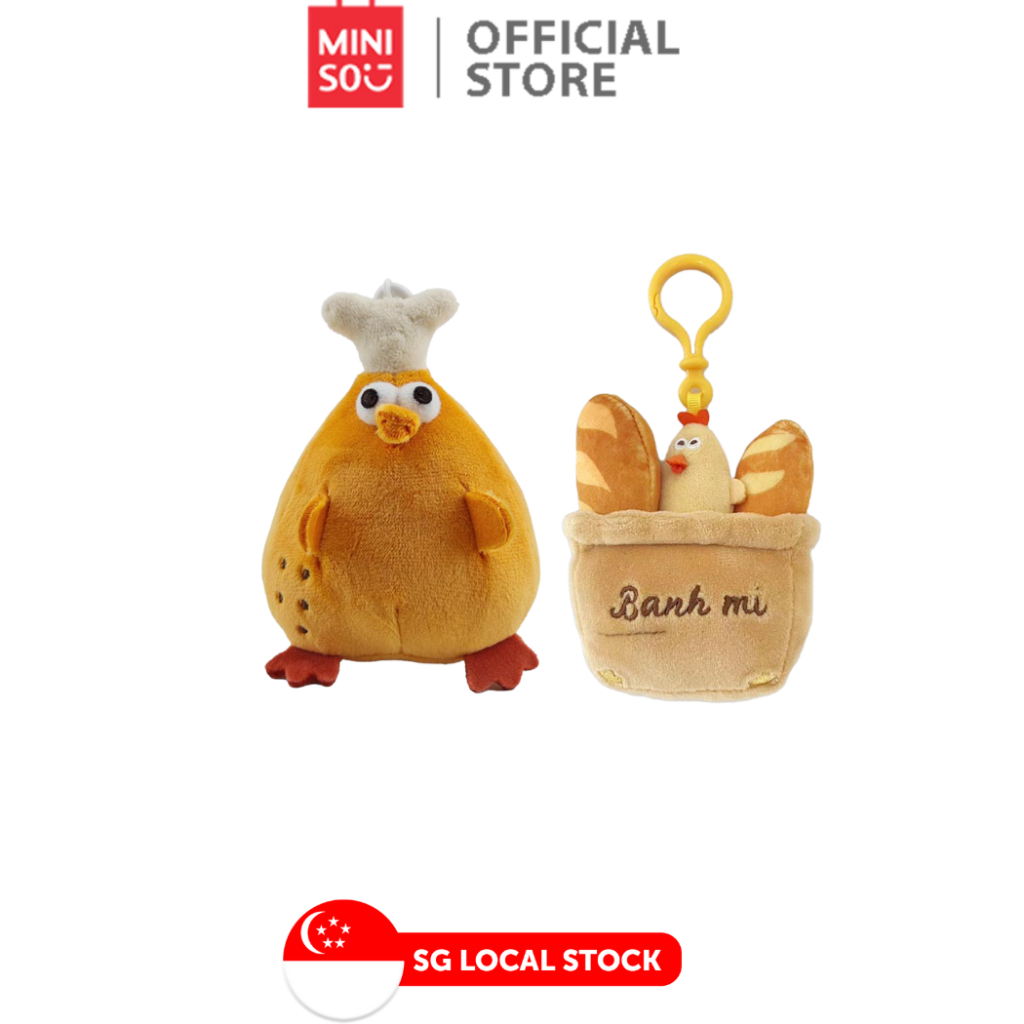MINISO Cute Keychain (Mini Pen 5.5in/Winnie the Pooh Bee Doll/Lilo ...