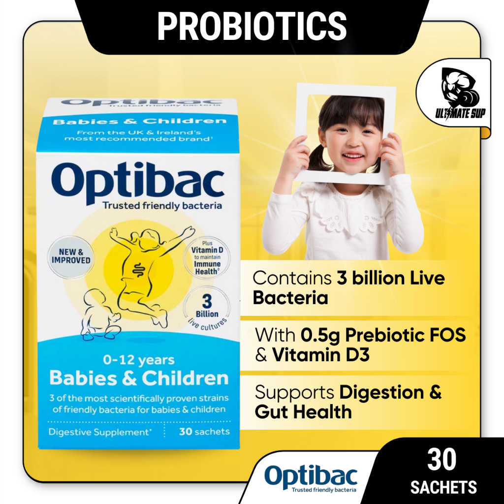 Optibac, Probiotics Babies & Children, Probiotics & FOS, Vitamin D3 for ...
