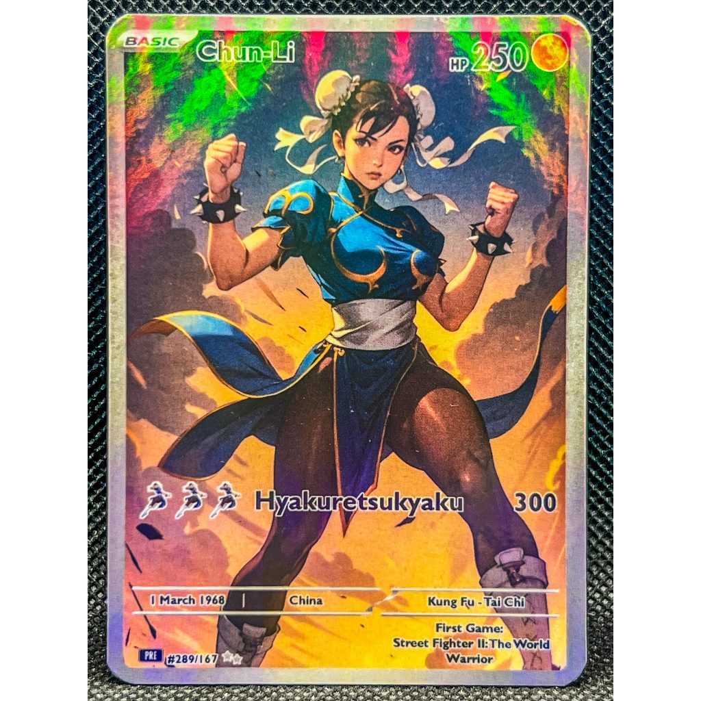 Street Fighter: Chun-Li SAR Pokemon Card | Shopee Singapore