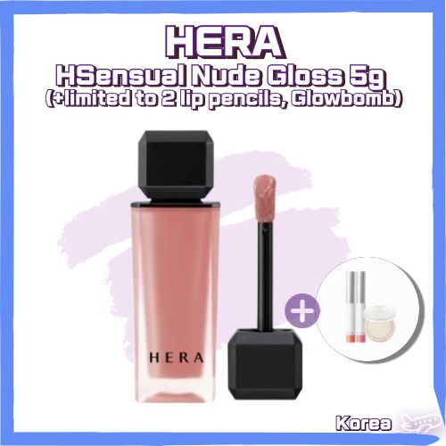 [NEW]Hera Sensual Nude Gloss 5g (+limited to 2 lip pencils, Glowbomb/Lingerie, Cherish) | Shopee ...