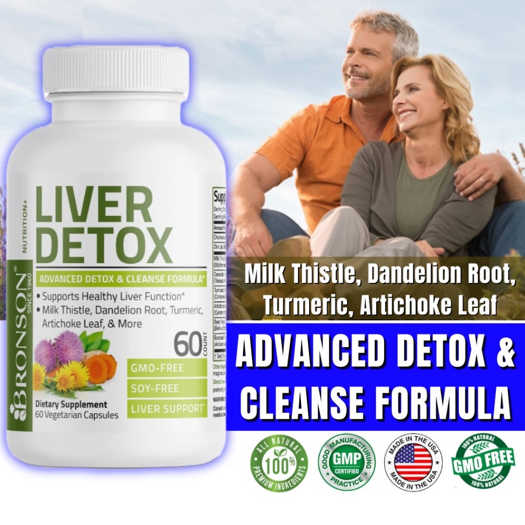 Bronson Liver Detox-60 Vegetarian Capsules | Shopee Singapore