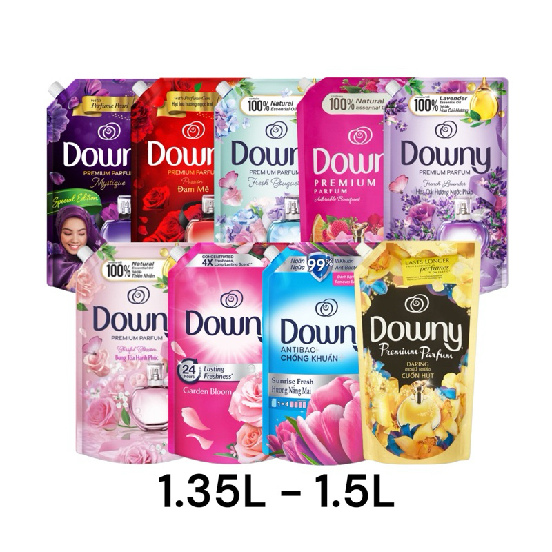 Downy Fabric Softener Refill 1.35L - 1.5L | Shopee Singapore