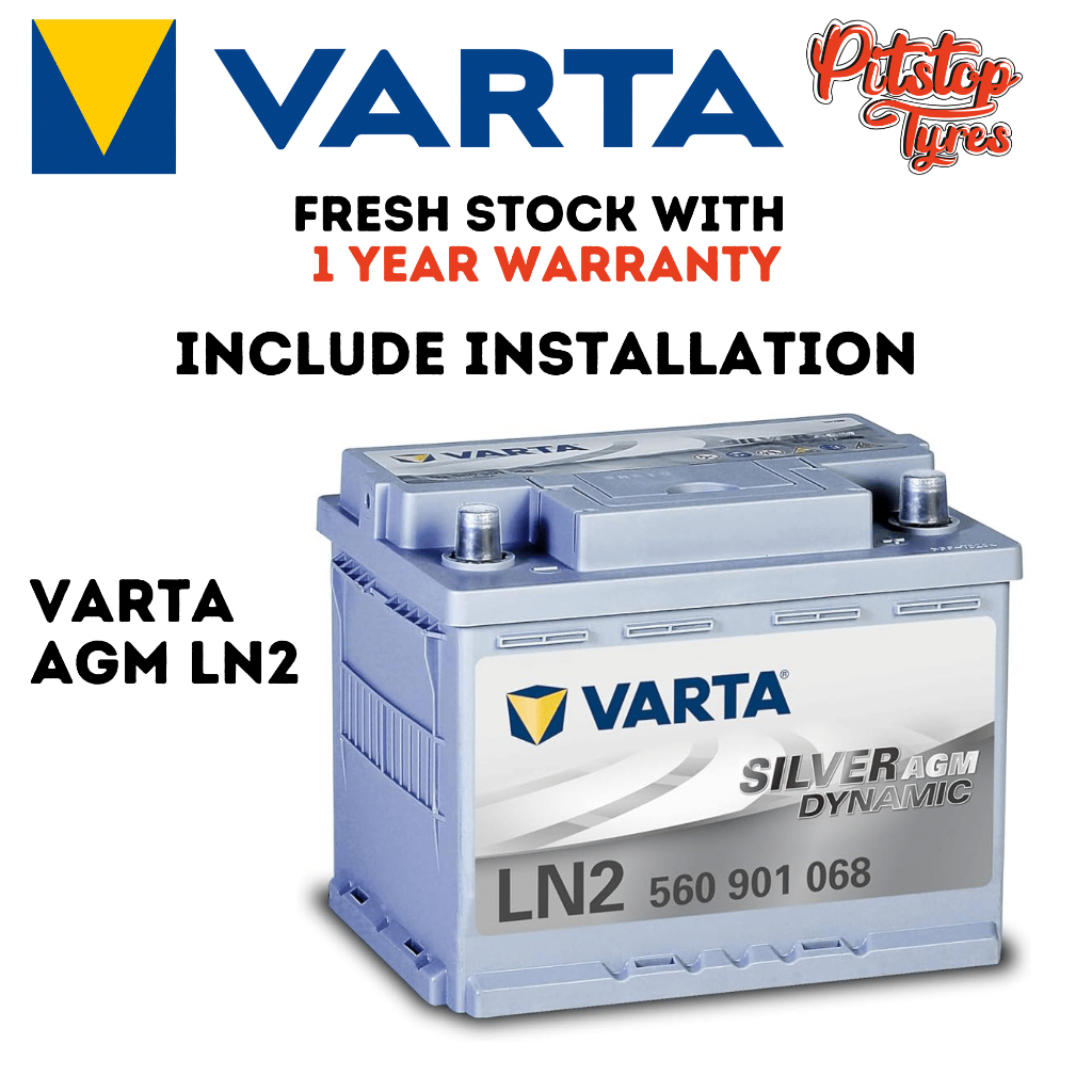Varta AGM LN2 Car Battery + FREE INSTALLATION | Shopee Singapore