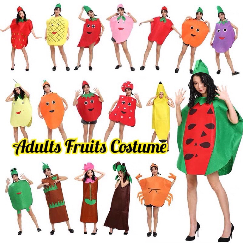 [SG Seller] Adults Fruits and Vegetables Cosplay Costume Fruit Garden ...