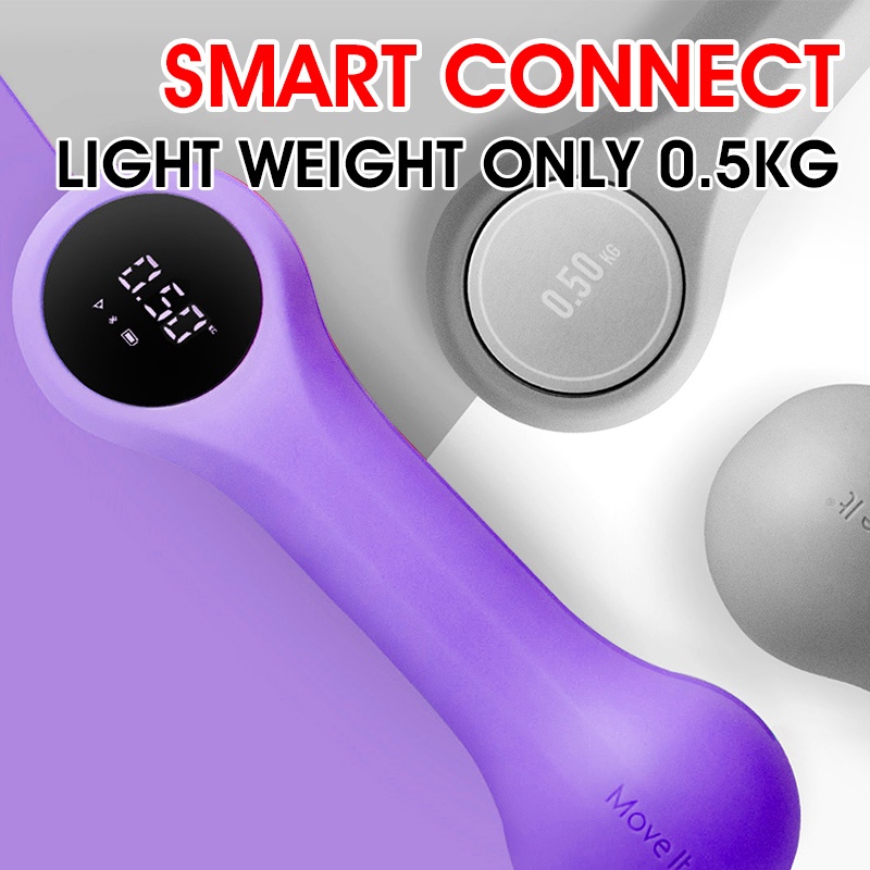 HXR Portable Electronic Dumbbells MVDB0011 Indoor/Outdoor Sports Training Accurate Weight ...