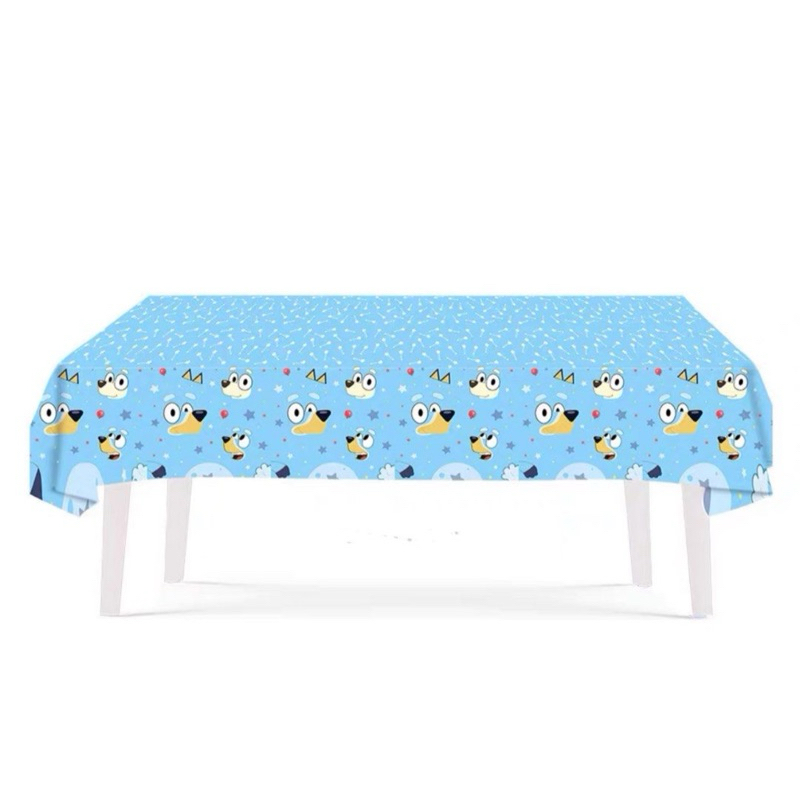 [Ready Stock]Bluey themed Disposable plastic Table Cloth Table Cover ...