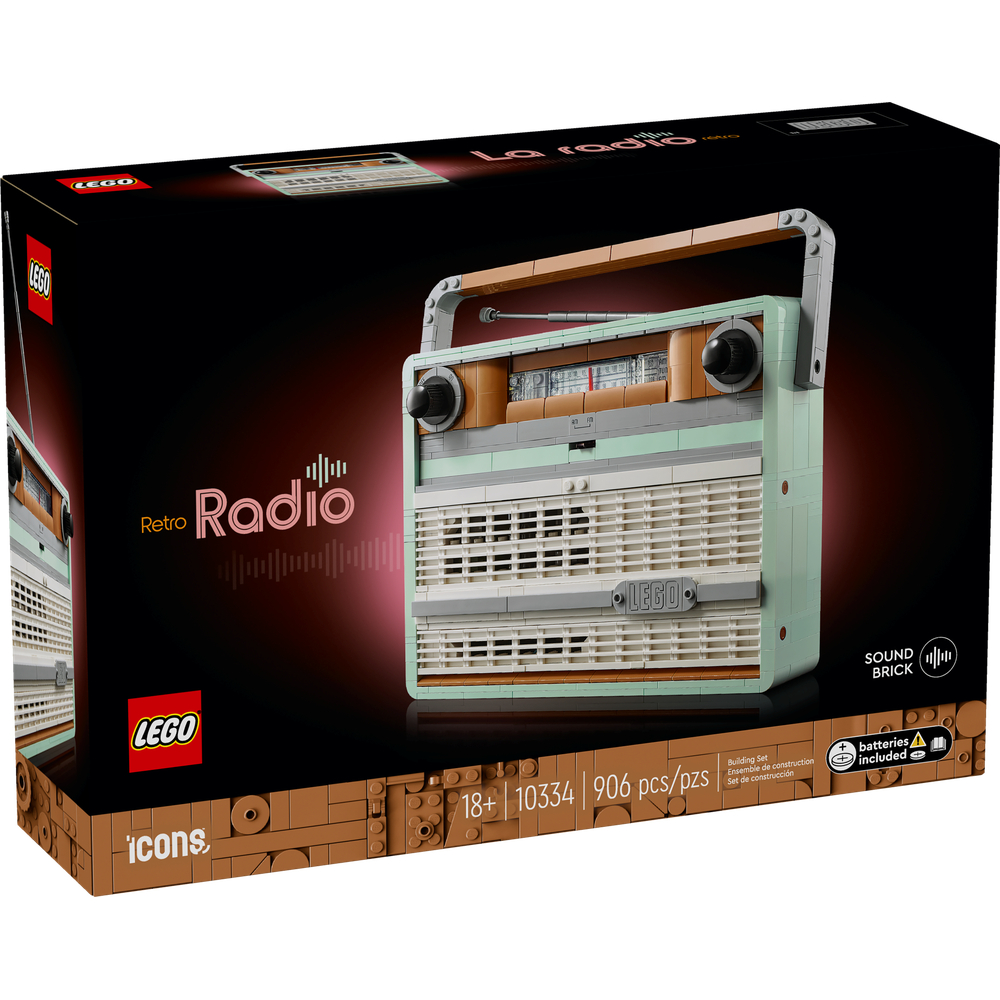 *In Stock* Lego Creator Expert Icons 10334 Retro Radio - New In Sealed ...
