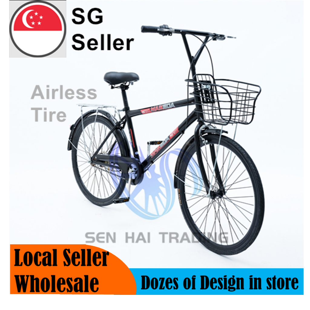[SG Seller] 26 inches Airless city bike | Shopee Singapore