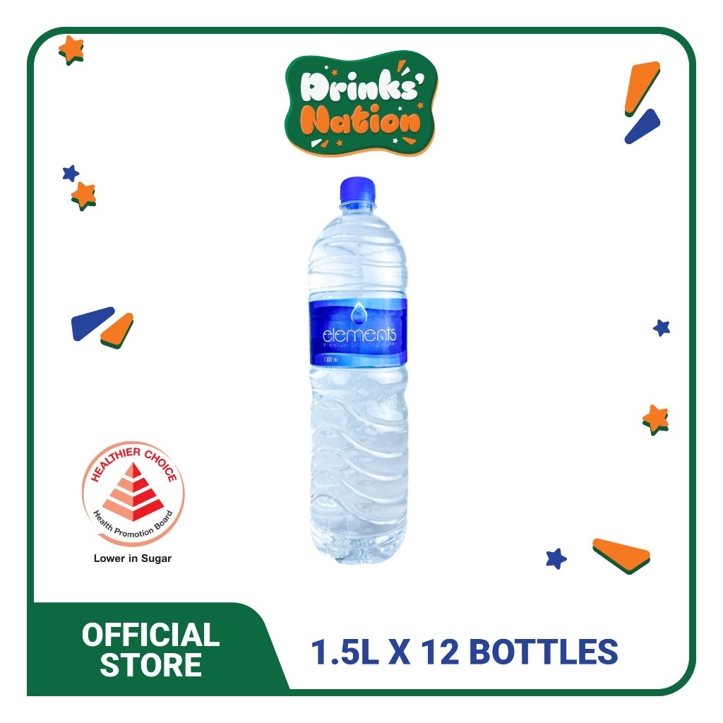 [Wholesale - 12s] Elements Premium Drinking Water (Bottle 1500ml ...