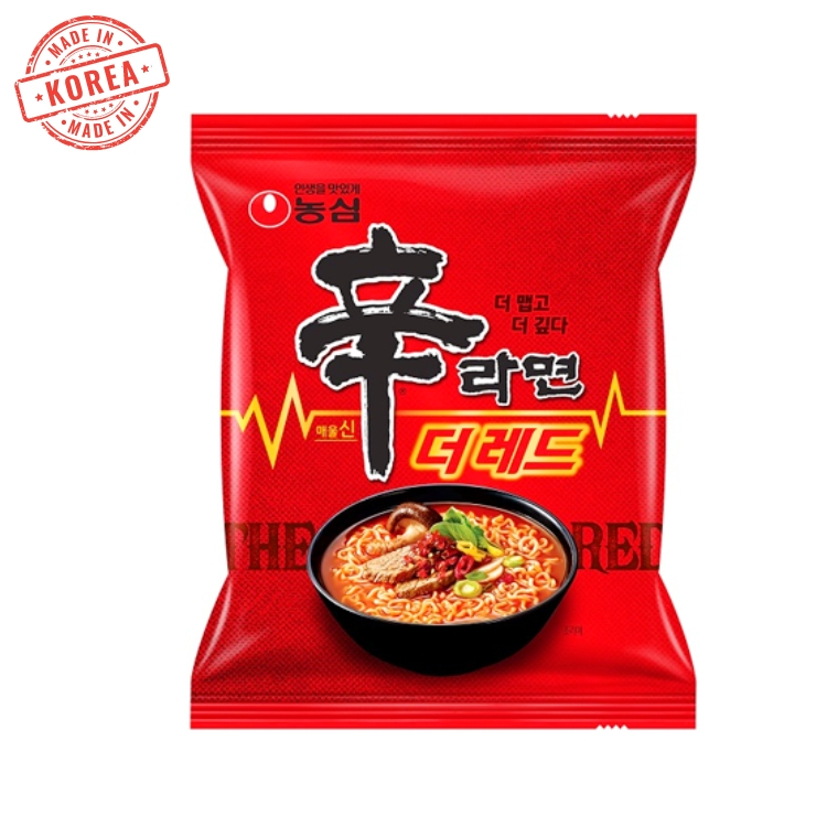 Nongshim Shin Ramyun The Red 125g 4pcs | Shopee Singapore