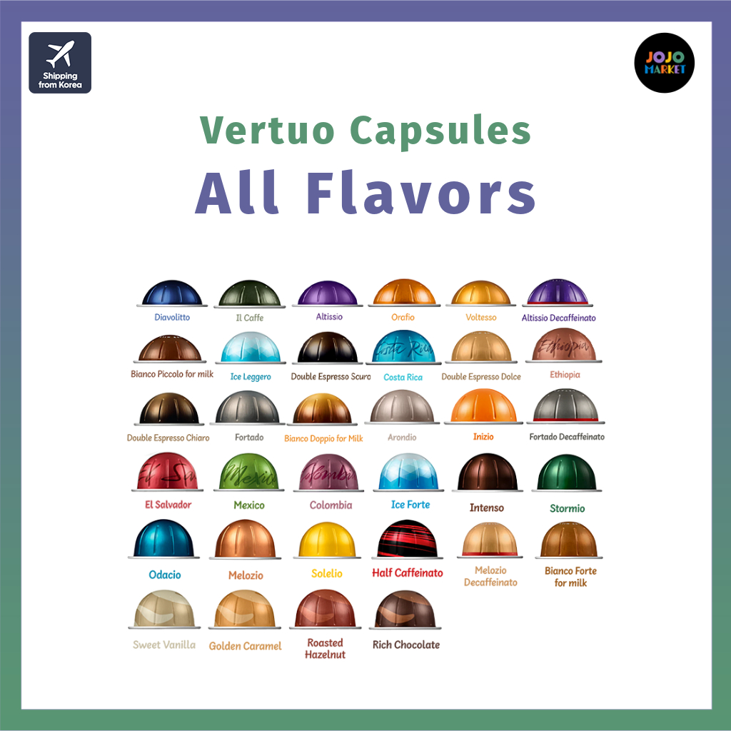 Starbucks Vertuo Launch! / Vertuo Capsules All Flavors / 46 Flavors ...