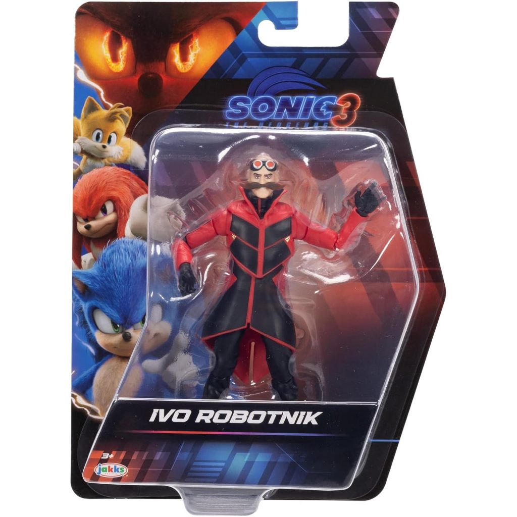 Sonic The Hedgehog Sonic 3 Movie Action Figures 5-Inch Ivo Robotnik ...